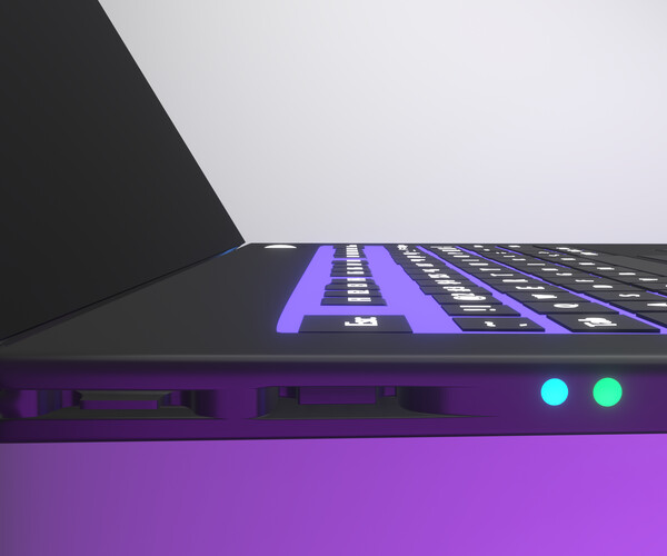 ArtStation - High-Quality 3D Model of a Modern Laptop | Game Assets