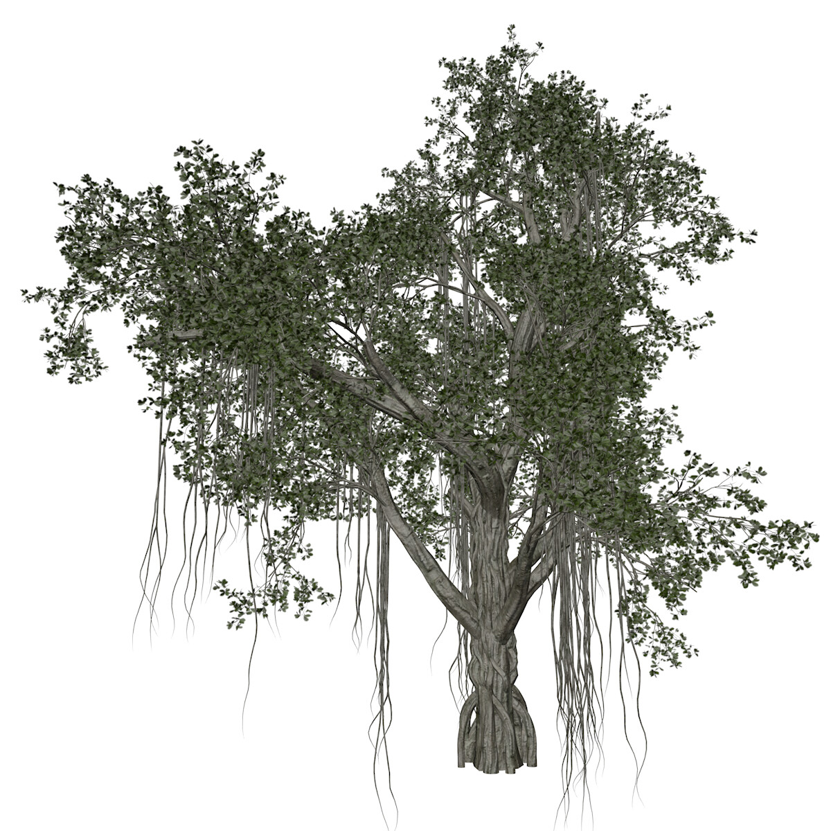 ArtStation - Chinese Banyan Tree #05 - High Poly Tree (3D Model) | Game ...
