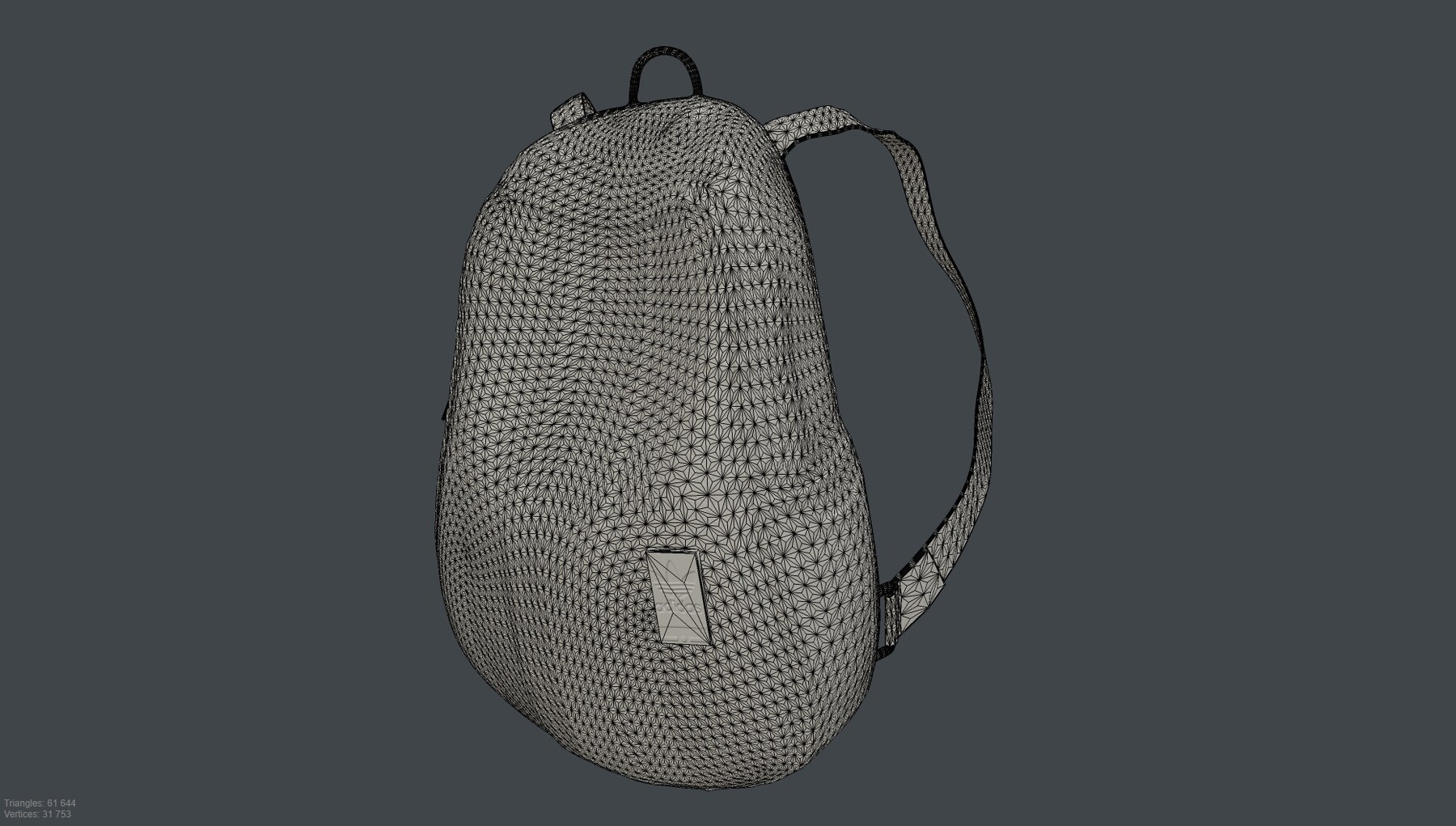 ArtStation - ADIDAS TRAINING SPORT BACKPACK Low-poly | Game Assets