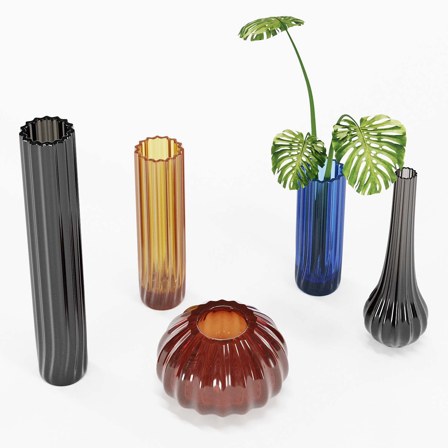 ArtStation - set vases No4- By Reflex Murano glass vase | Resources