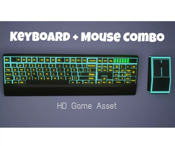 ArtStation - Keyboard and Mouse Combo | Game Assets