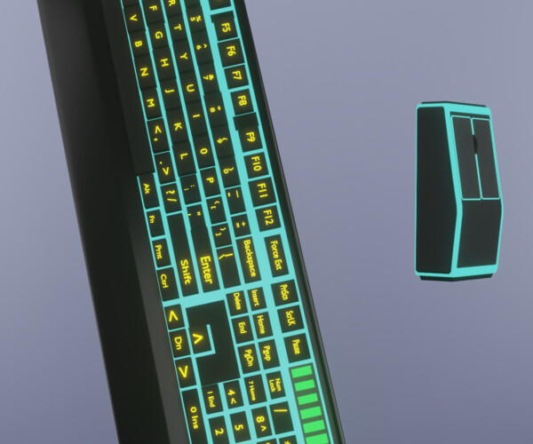 ArtStation - Keyboard and Mouse Combo | Game Assets