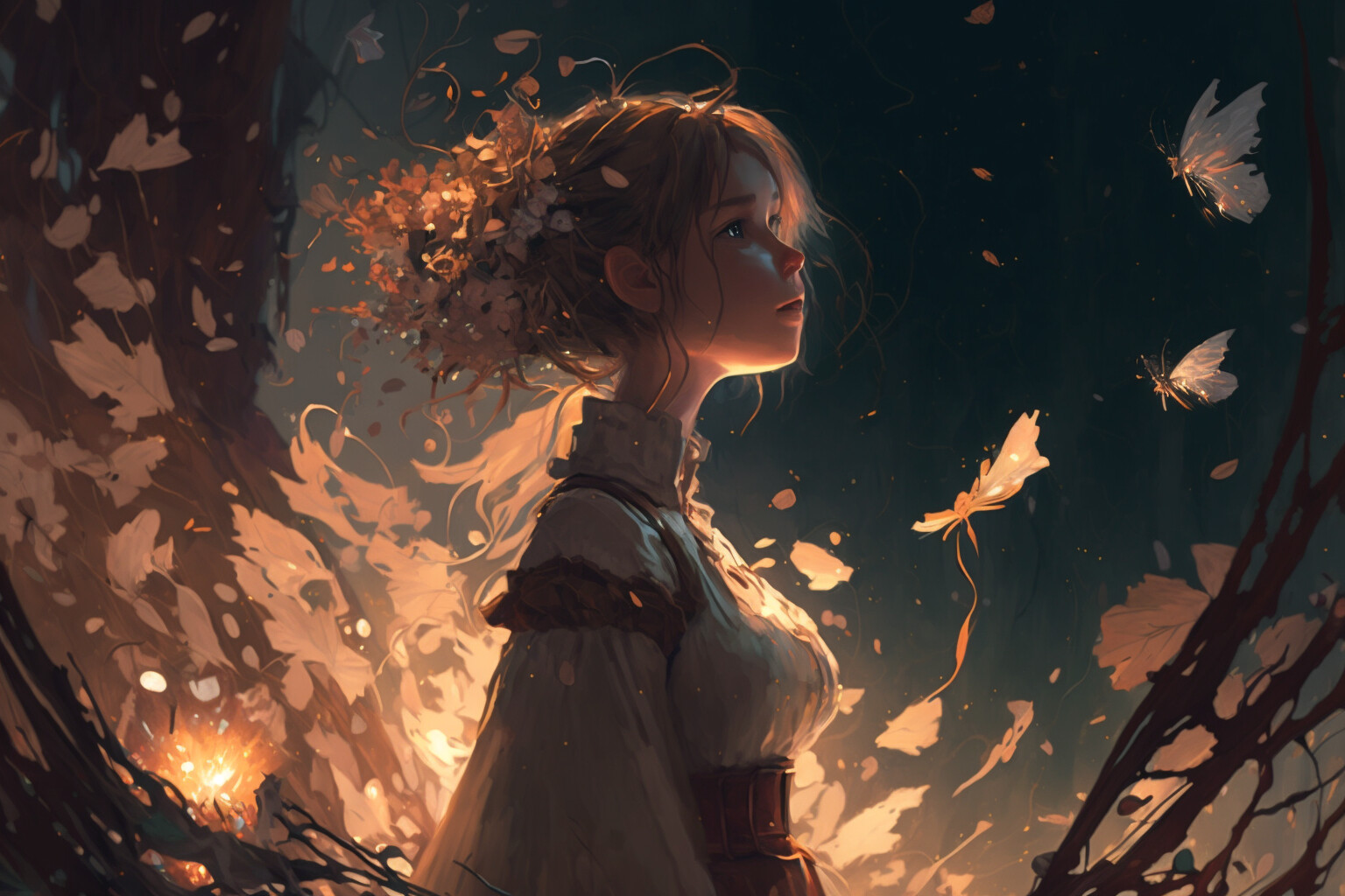 ArtStation - Reflections on Time: A Digital Painting of Memories and Musings 8 | Artworks