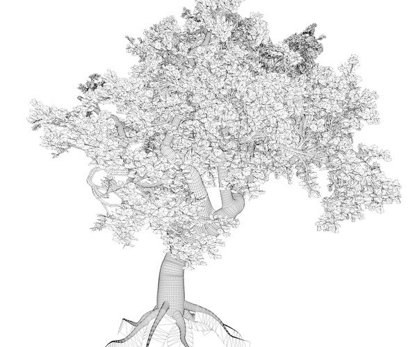 ArtStation - Japanese Maple Tree #04 - High Poly Tree (3D Model) | Game ...