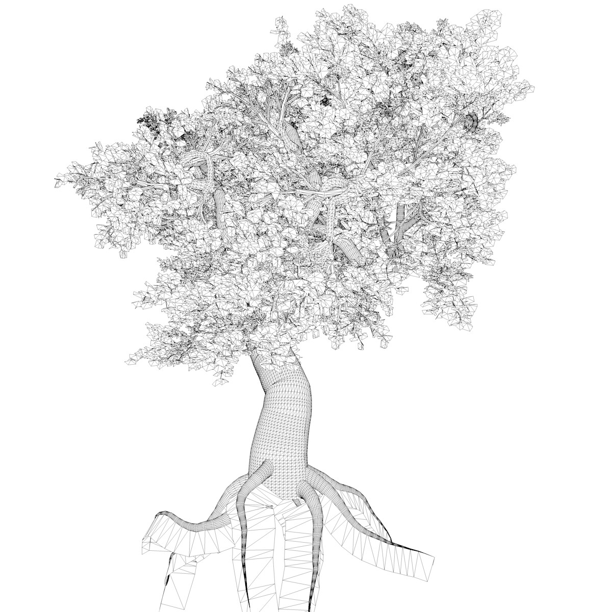 ArtStation - Japanese Maple Tree #08 - High Poly Tree (3D Model) | Game ...