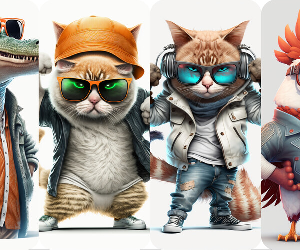 ArtStation - Swag Time: 100 Animal Illustrations Volume 2 | Artworks