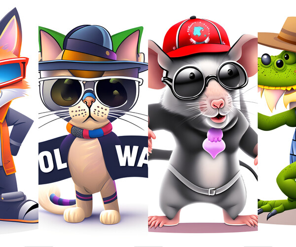 ArtStation - Swag Time: 100 Animal Illustrations Volume 2 | Artworks