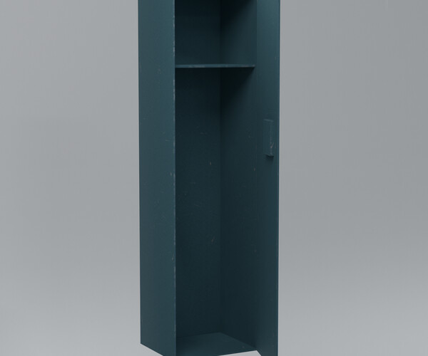 ArtStation - Low Poly Lockers | Game Assets