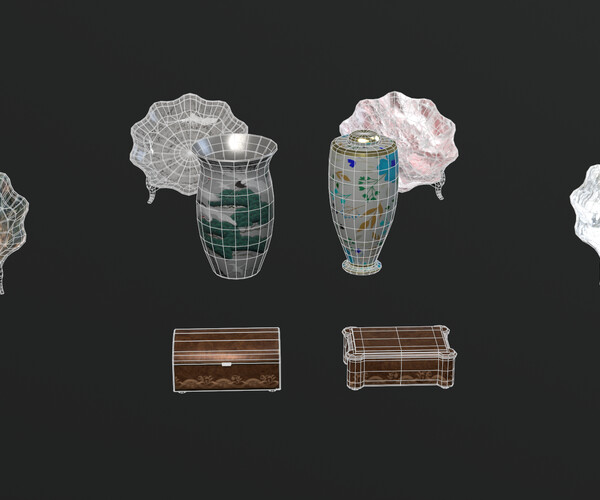 ArtStation - Decorative Assets Pack for Game Environment | Game Assets