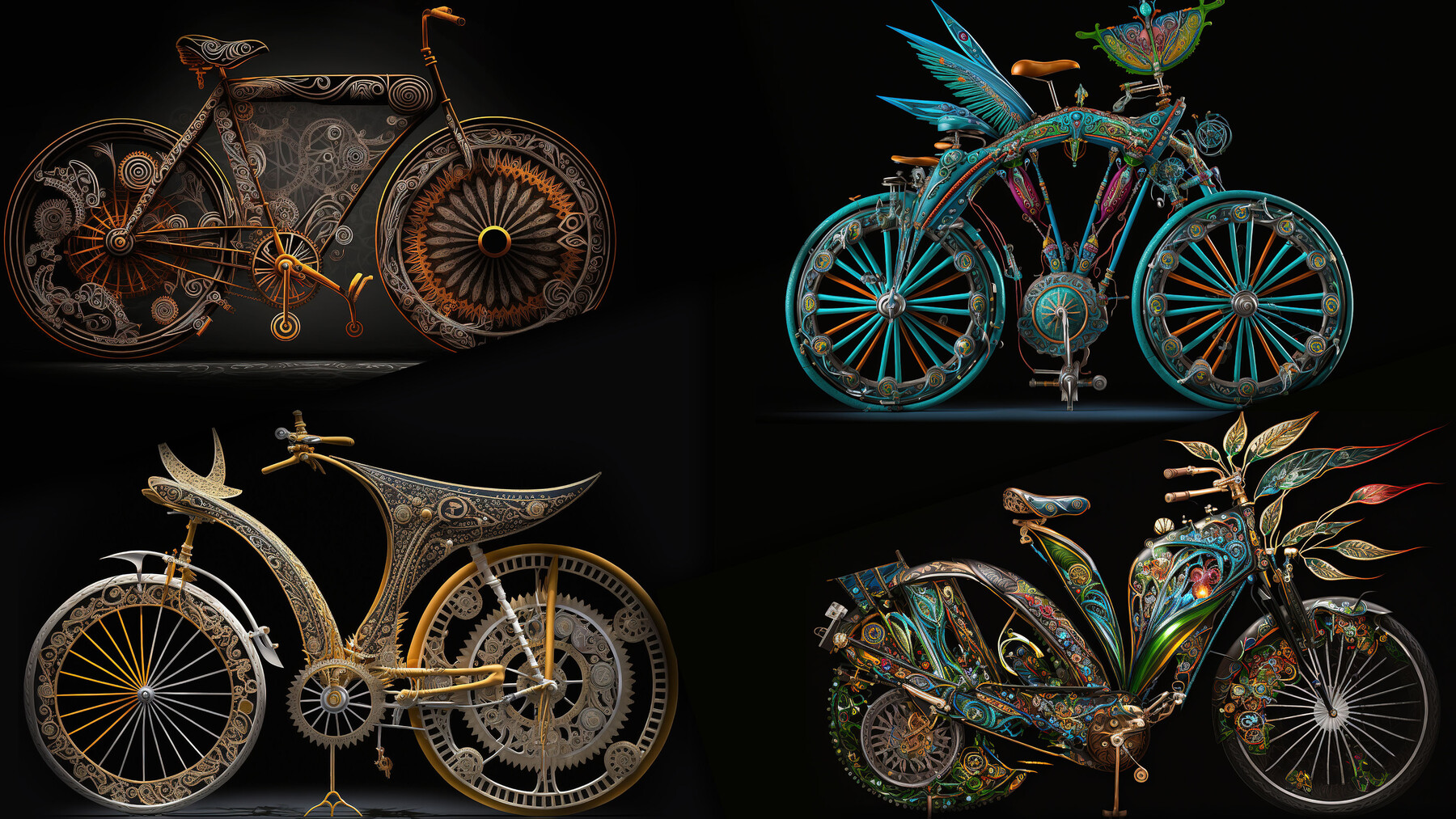 ArtStation - 100 Fantasy Bicycle Illustration Pack (More Than 8K ...