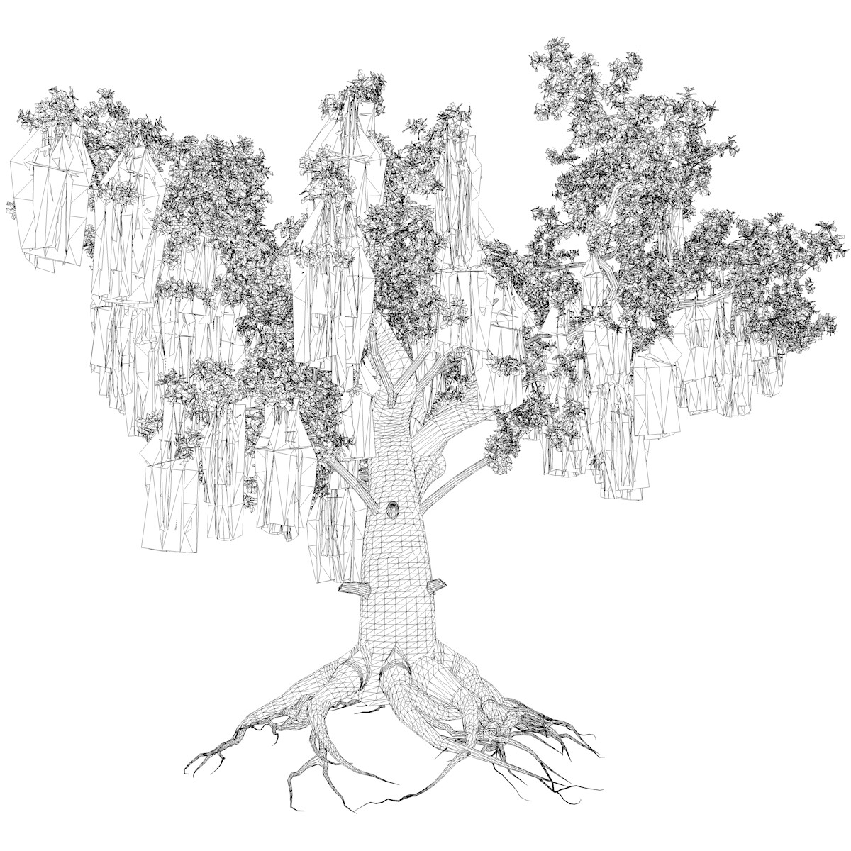 ArtStation - Live Oak Tree #02 - High Poly Tree (3D Model) | Game Assets