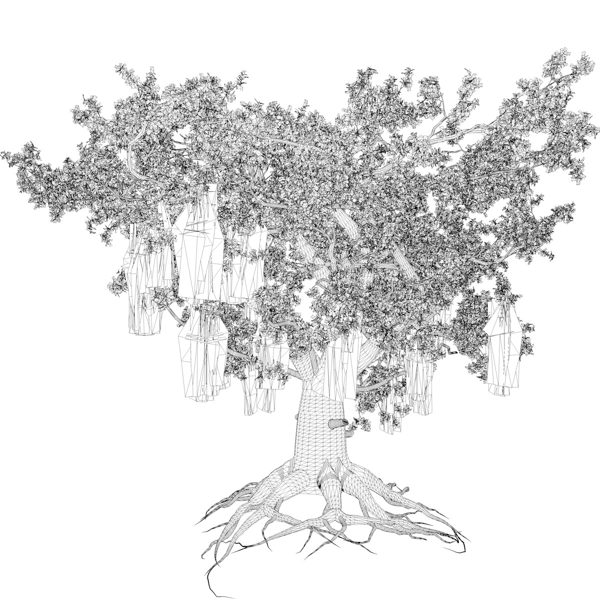 ArtStation - Live Oak Tree #03 - High Poly Tree (3D Model) | Game Assets