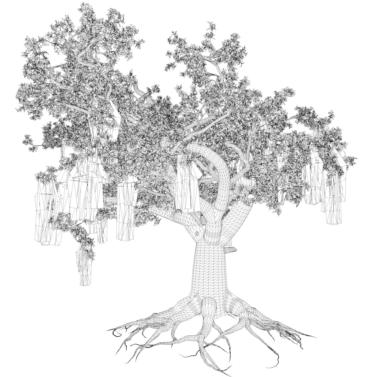 ArtStation - Live Oak Tree #06 - High Poly Tree (3D Model) | Game Assets