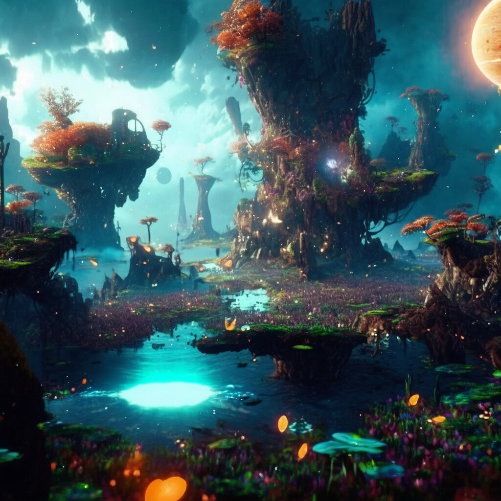 ArtStation - Lost in a Dreamworld Landscape | Artworks