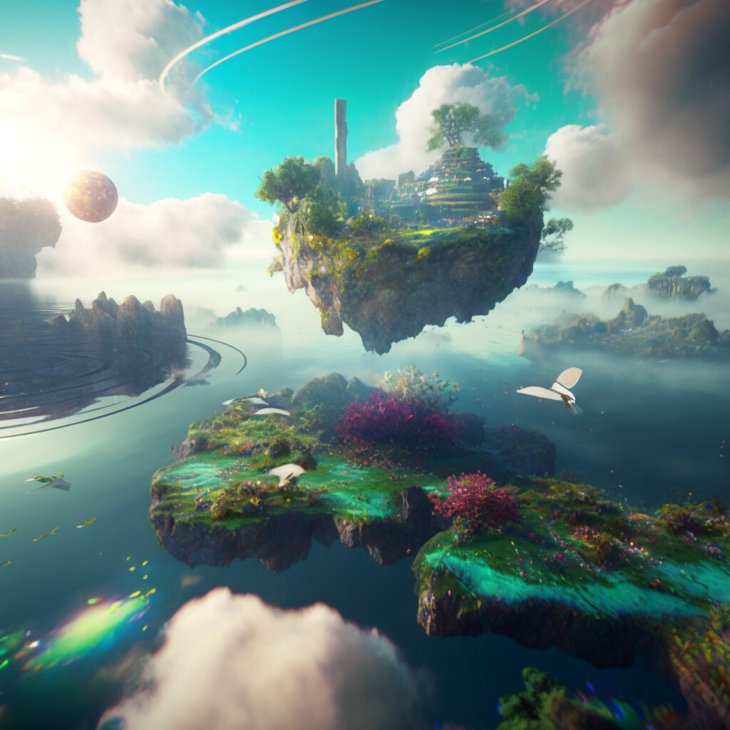 ArtStation - Lost in a Dreamworld Landscape | Artworks