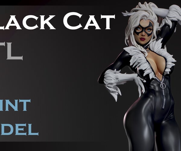 ArtStation - Black Cat 3D Print model STL | Resources