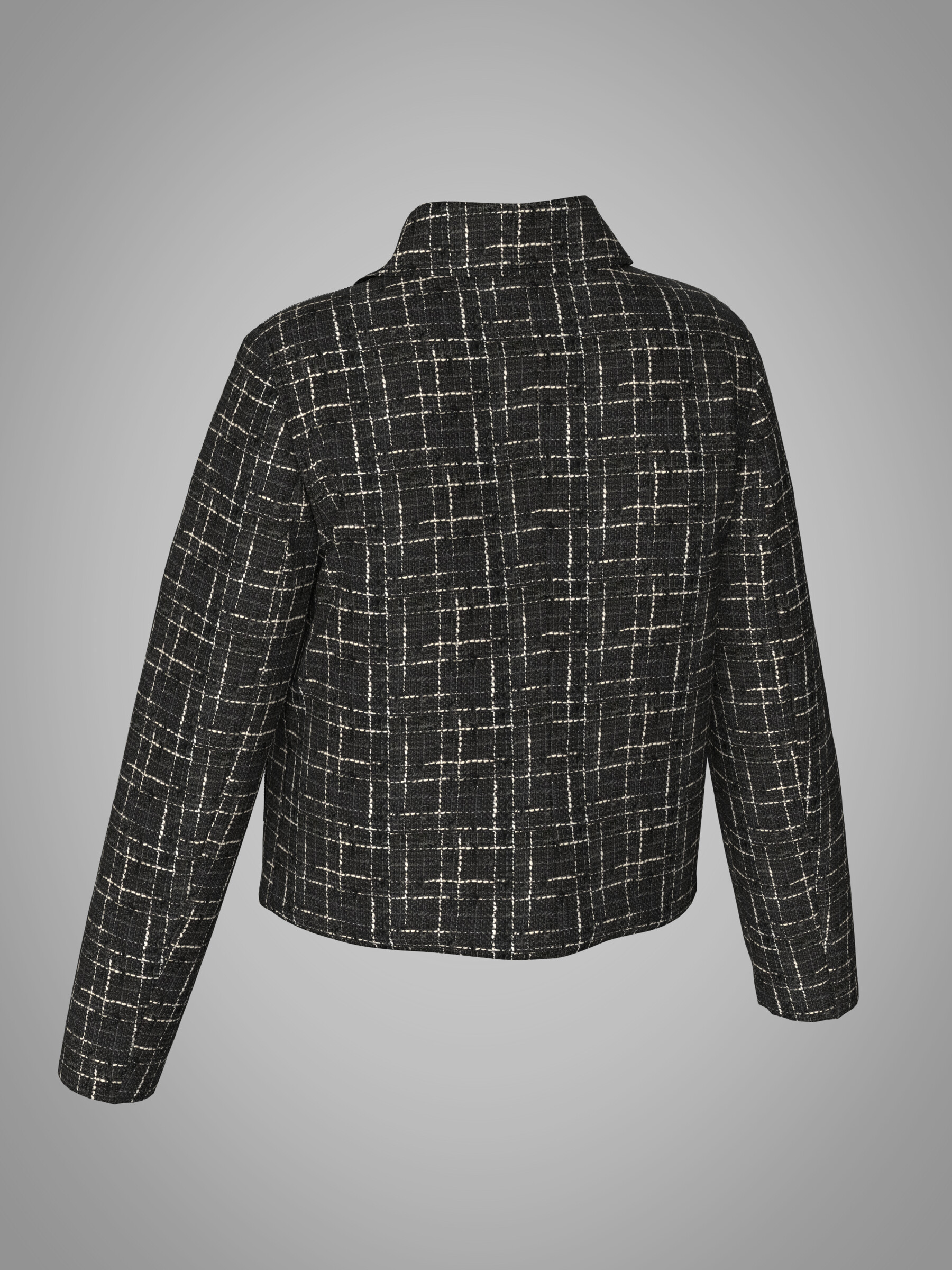 ArtStation - 3D TWEED JACKET /WOMEN | Resources