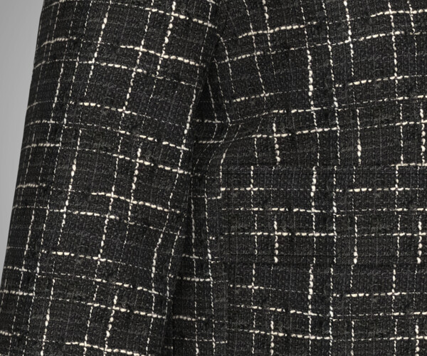 ArtStation - 3D TWEED JACKET /WOMEN | Resources
