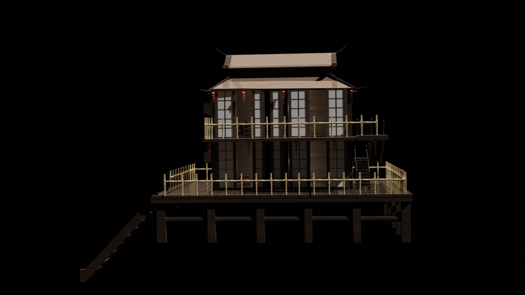 ArtStation - Chinese House 3 | Resources