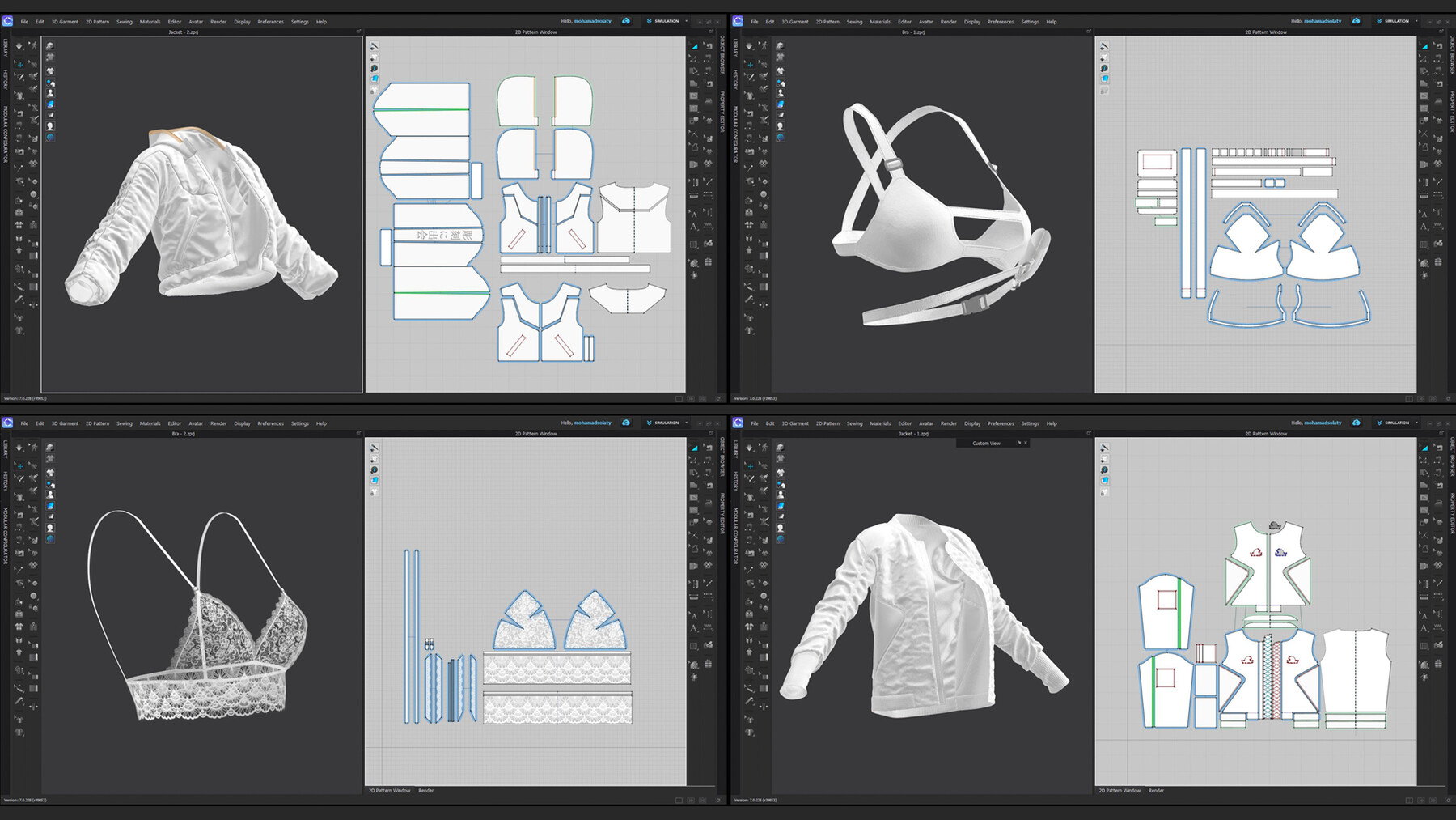 ArtStation - 18 Women's Clothes - VOL 2 - Marvelous / CLO Project file ...