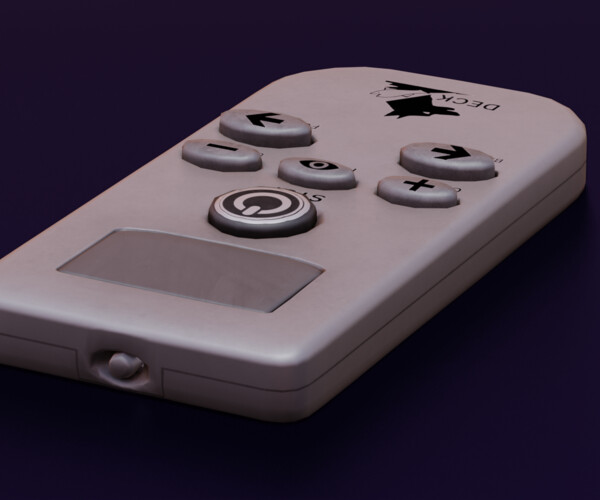 ArtStation - Remote control 3d Model | Game Assets