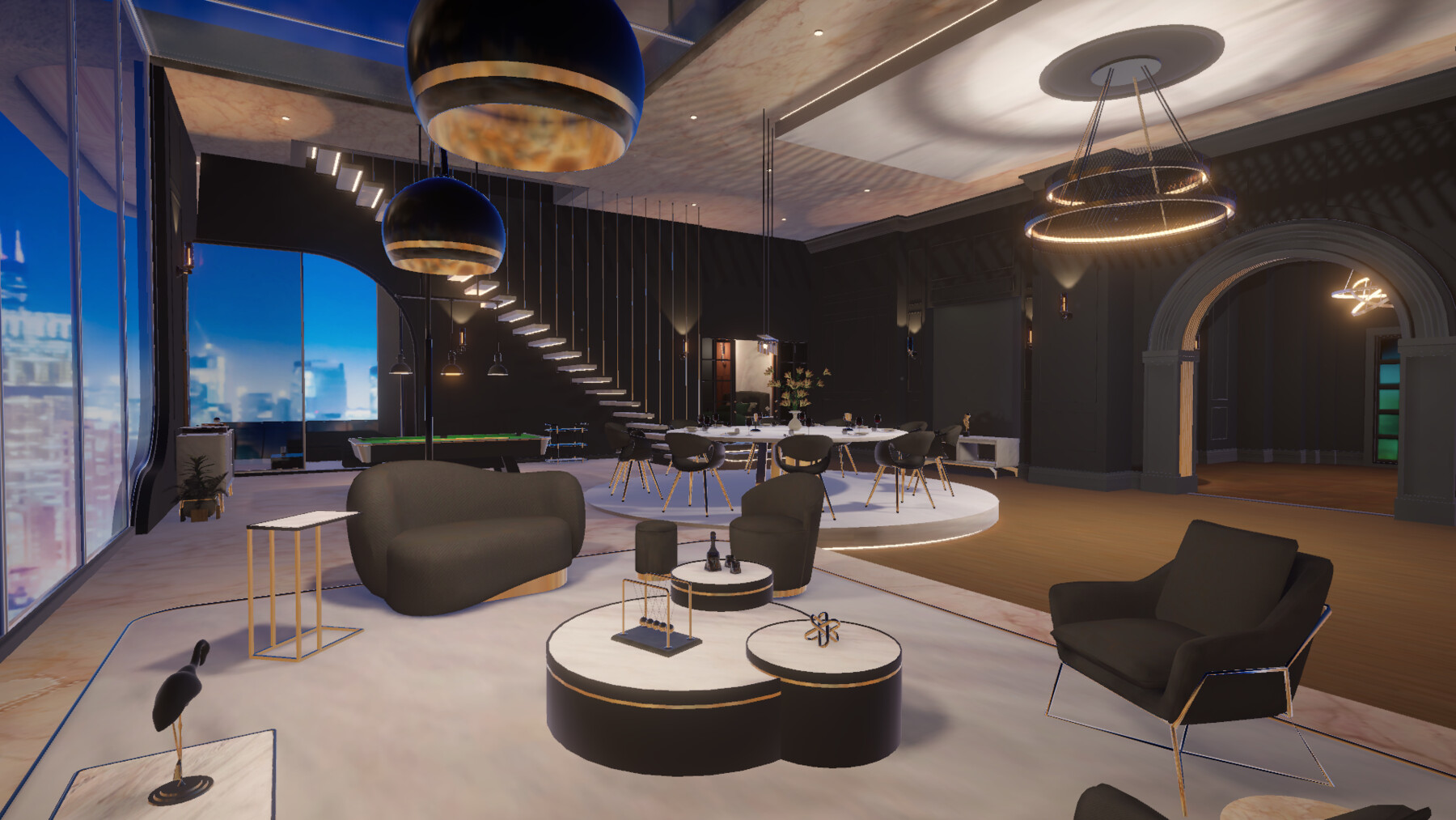 ArtStation - Penthouse Art Gallery | Game Assets