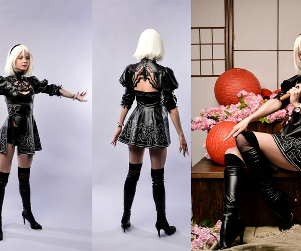 ArtStation - Nier automata 2B cosplay photo references | Resources