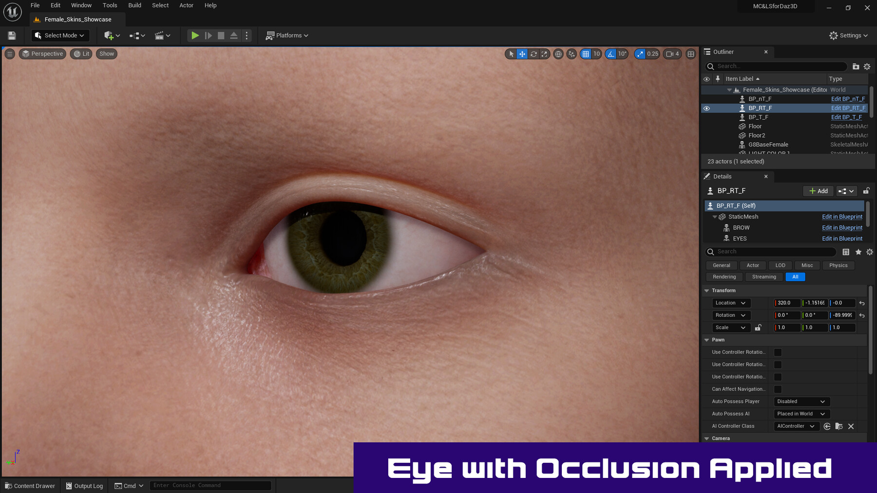 ArtStation - Digi.Human+ Eye Meshes for Daz3D Imports into Unreal Engine 5 | Game Assets