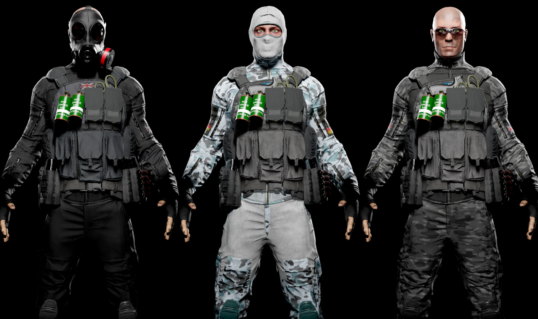 ArtStation - Soldier GAME READY Low-poly 3D model | Game Assets