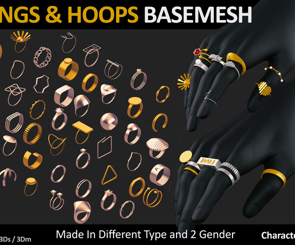 ArtStation - 270+ JEWELRY COLLECTION MODELS | Game Assets