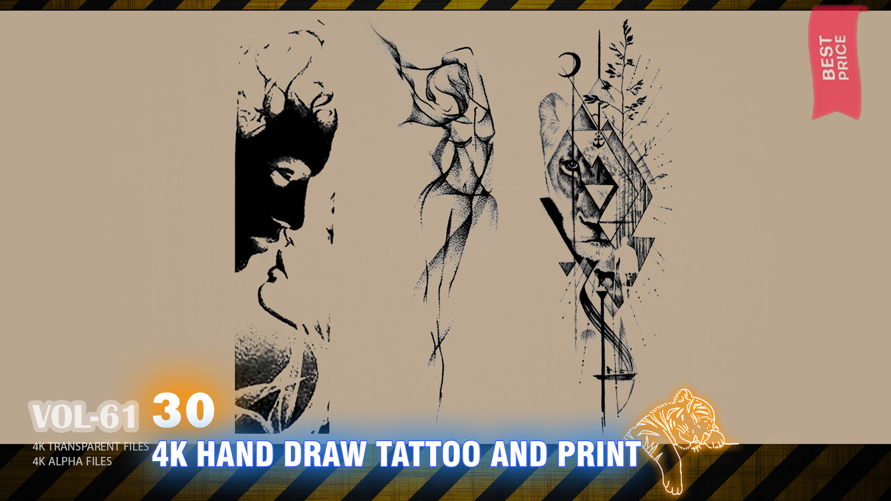 ArtStation - 30 4K HAND DRAW TATTOO AND PRINT - HIGH END QUALITY RES ...