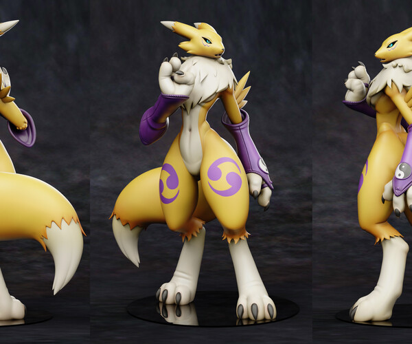 ArtStation - RENAMON 2.0 VER. 3D PRINT KIT | Game Assets