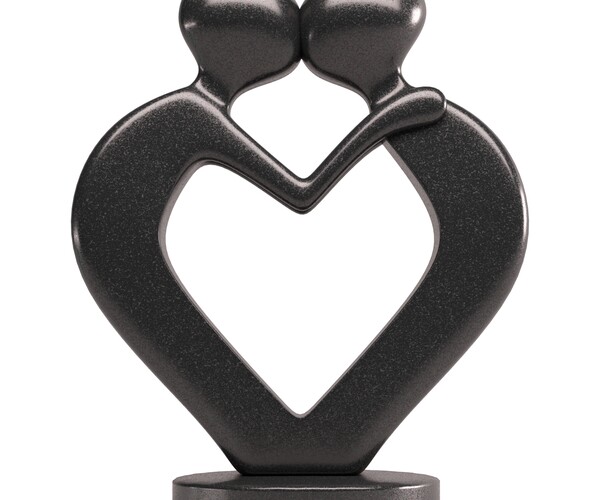 ArtStation - Iron love statue | Resources