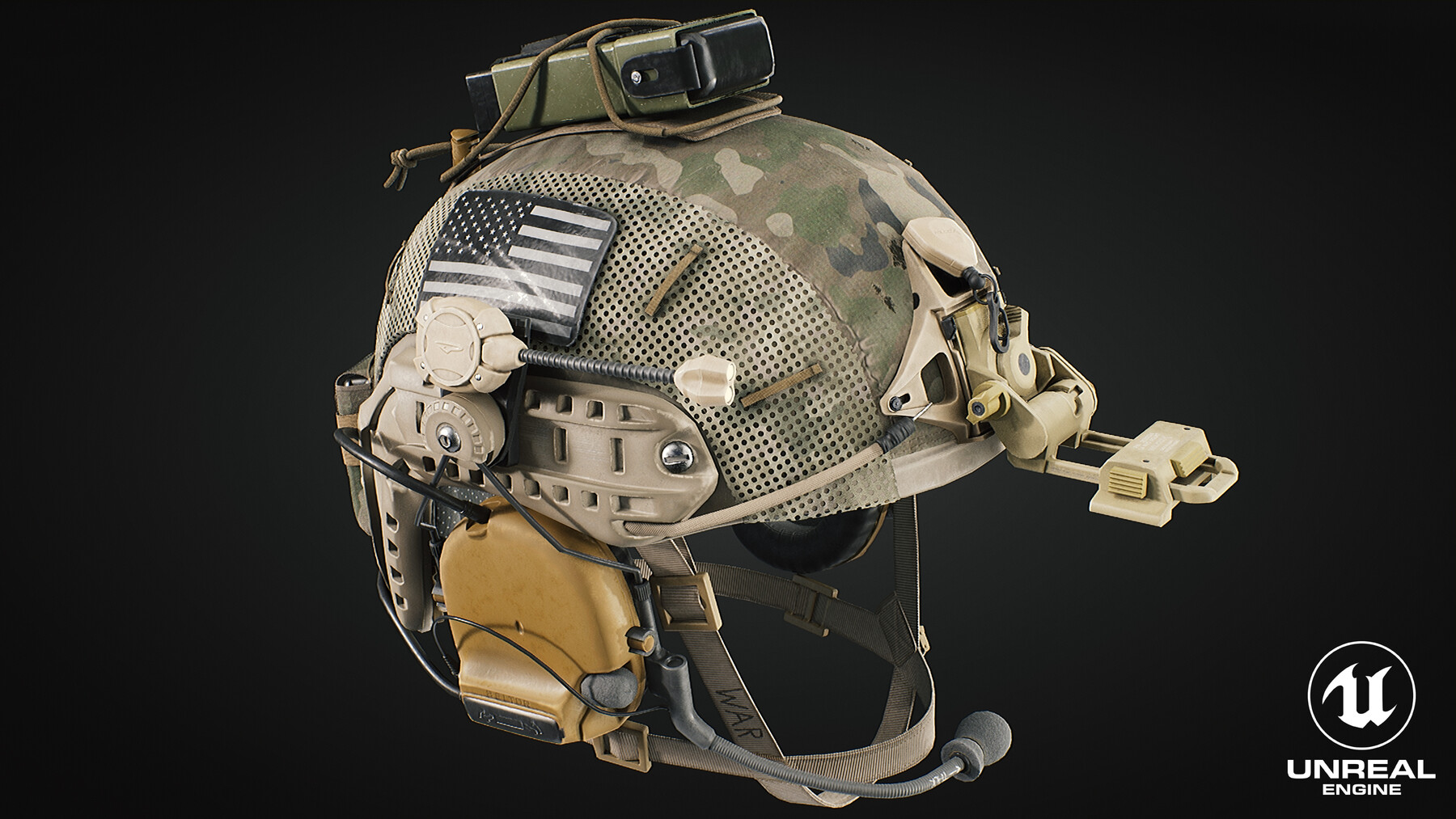 ArtStation - Tactical Military Helmet | Game Assets