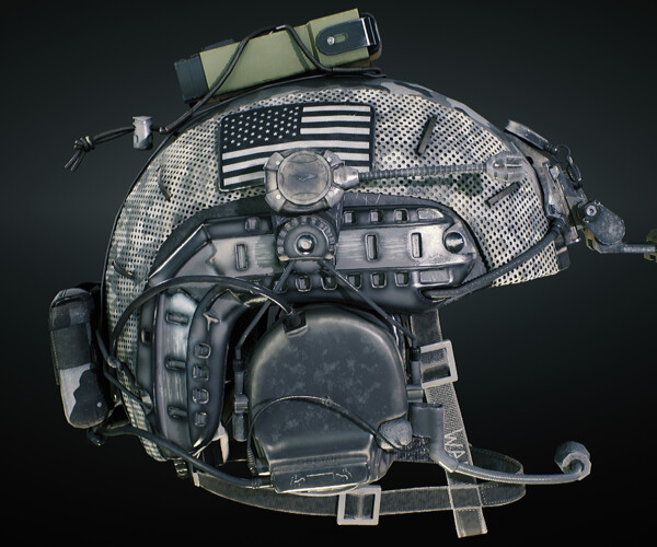 ArtStation - Tactical Military Helmet | Game Assets