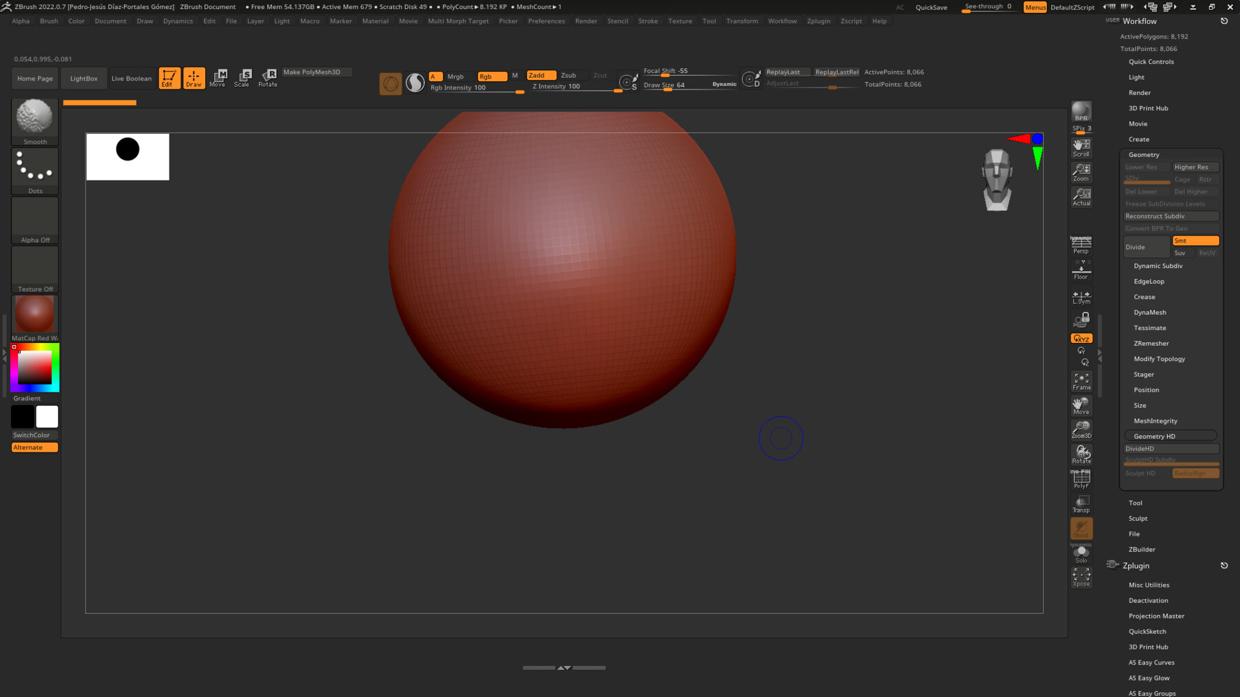 ArtStation - Full Screen ZBrush User Interface configuration | Resources