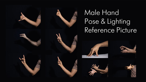 ArtStation - Male Hand - Pose & Lighting - Reference Picture | Resources
