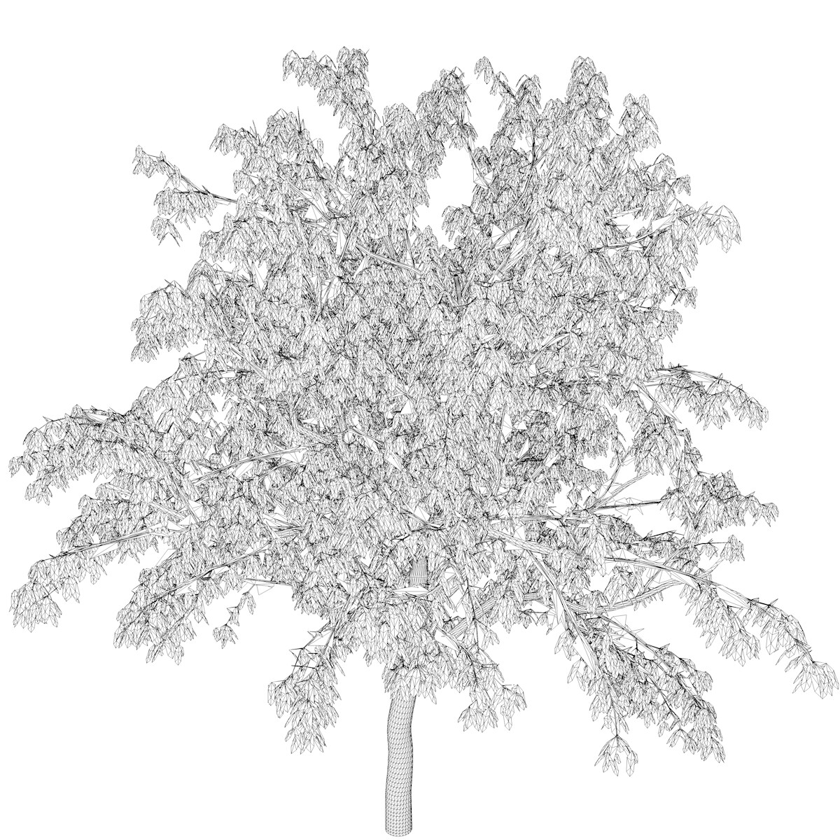 ArtStation - Peach Tree #01 - High Poly Tree (3D Model) | Game Assets