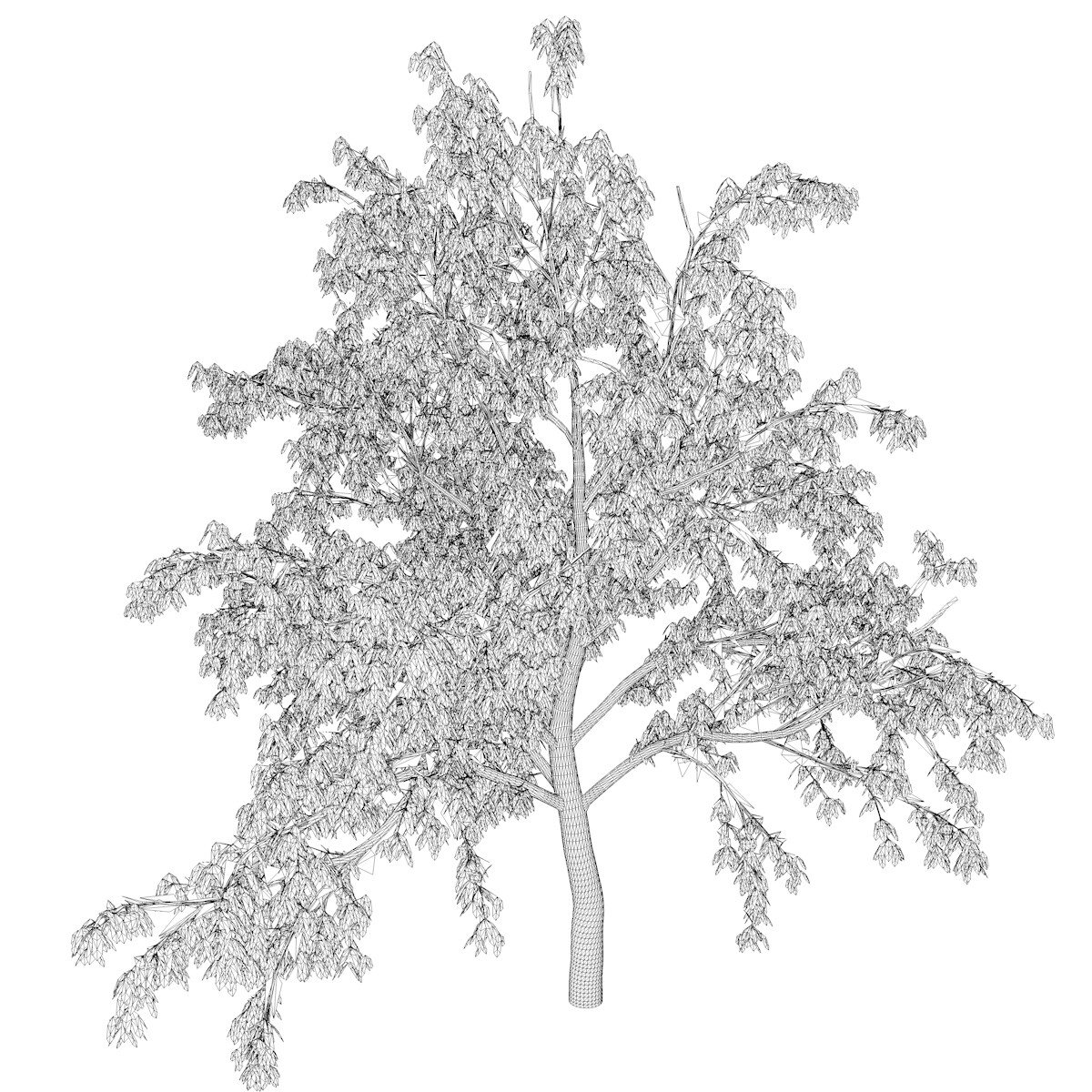 ArtStation - Peach Tree #09 - High Poly Tree (3D Model) | Game Assets