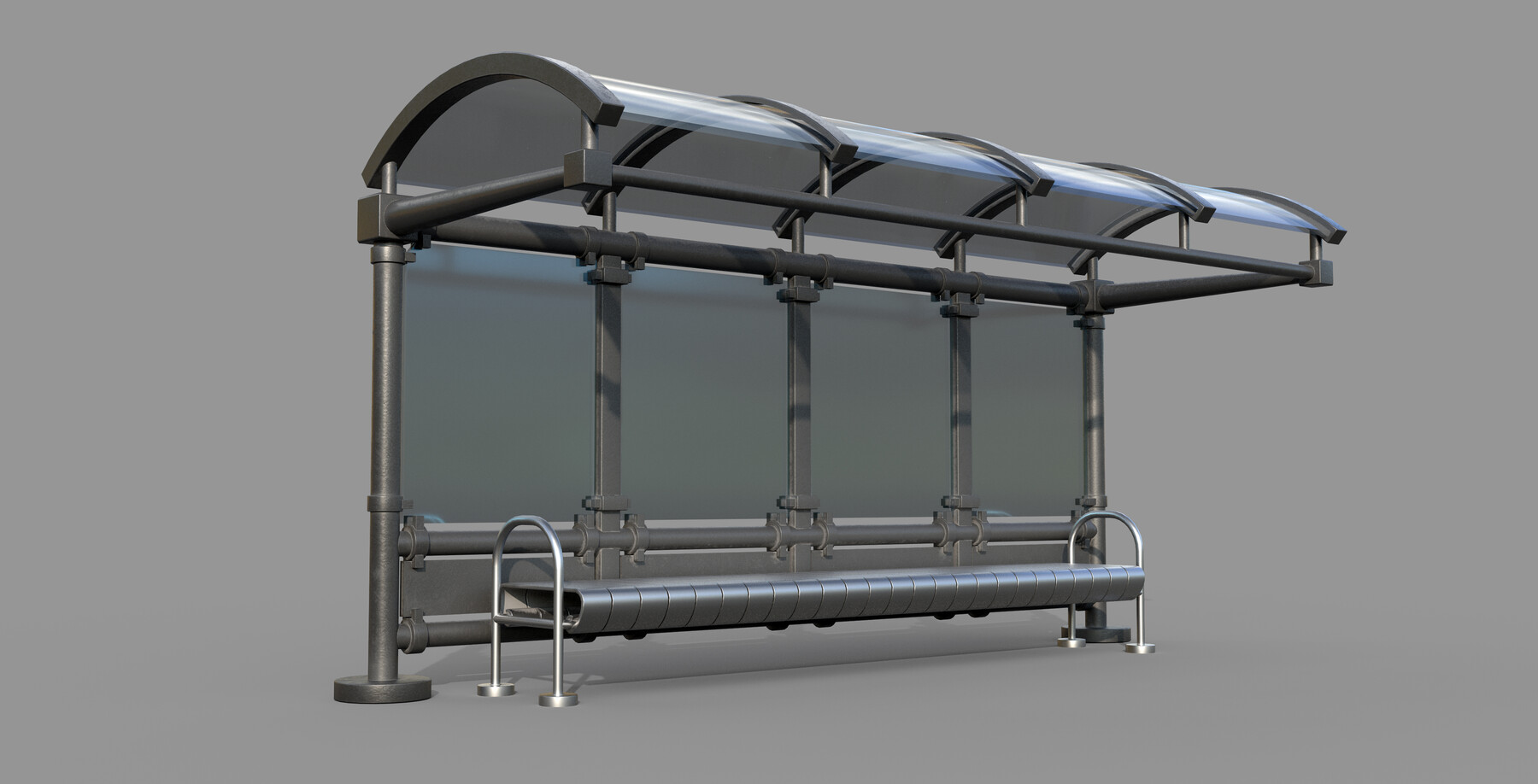 ArtStation - 13 Bus Stop Base Mesh with UVs and Textures Vol 2 | Game ...