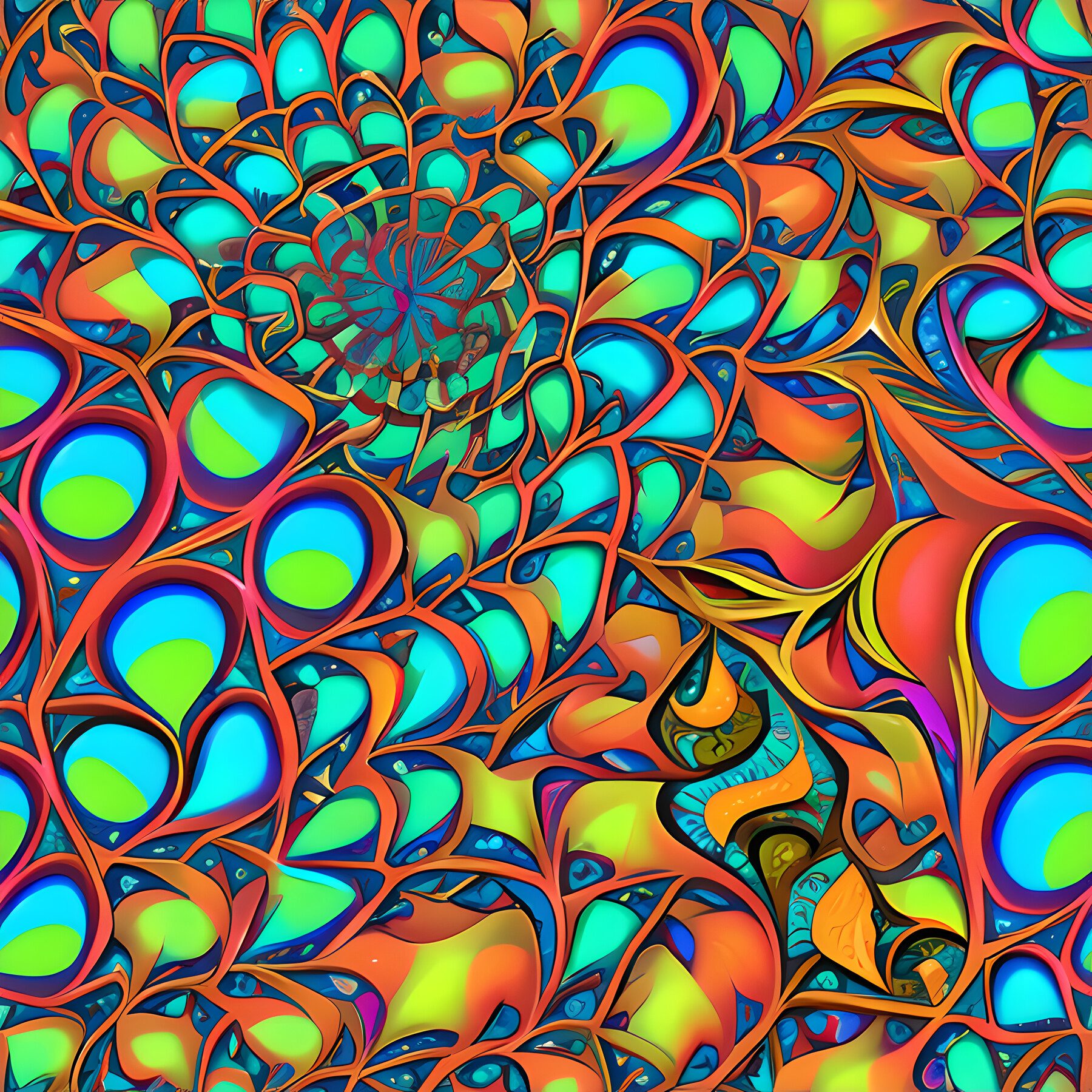 ArtStation - Chaos & Order: 200+ (AI) Textures Inspired by Fractal - 4K ...