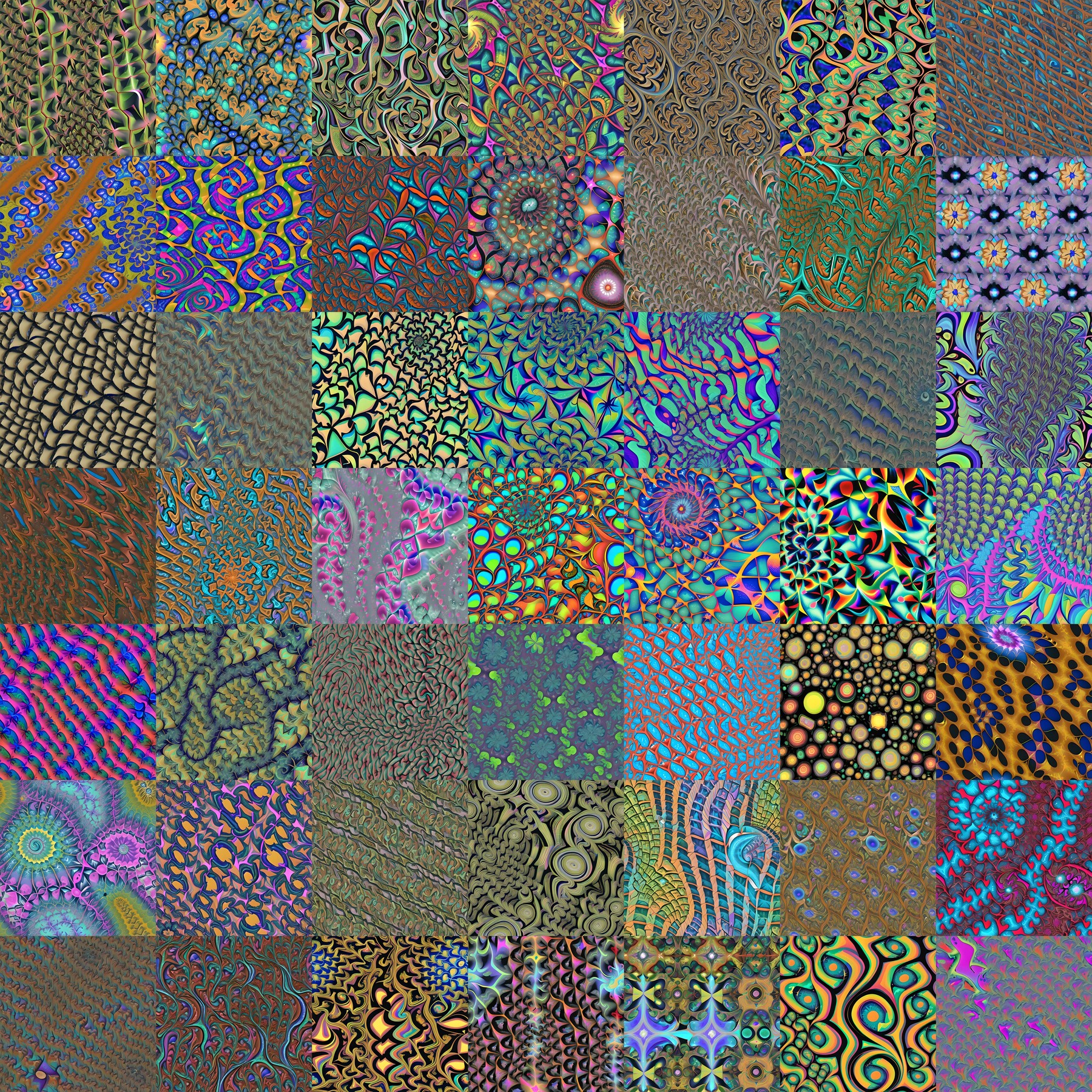 ArtStation - Chaos & Order: 200+ (AI) Textures Inspired by Fractal - 4K ...