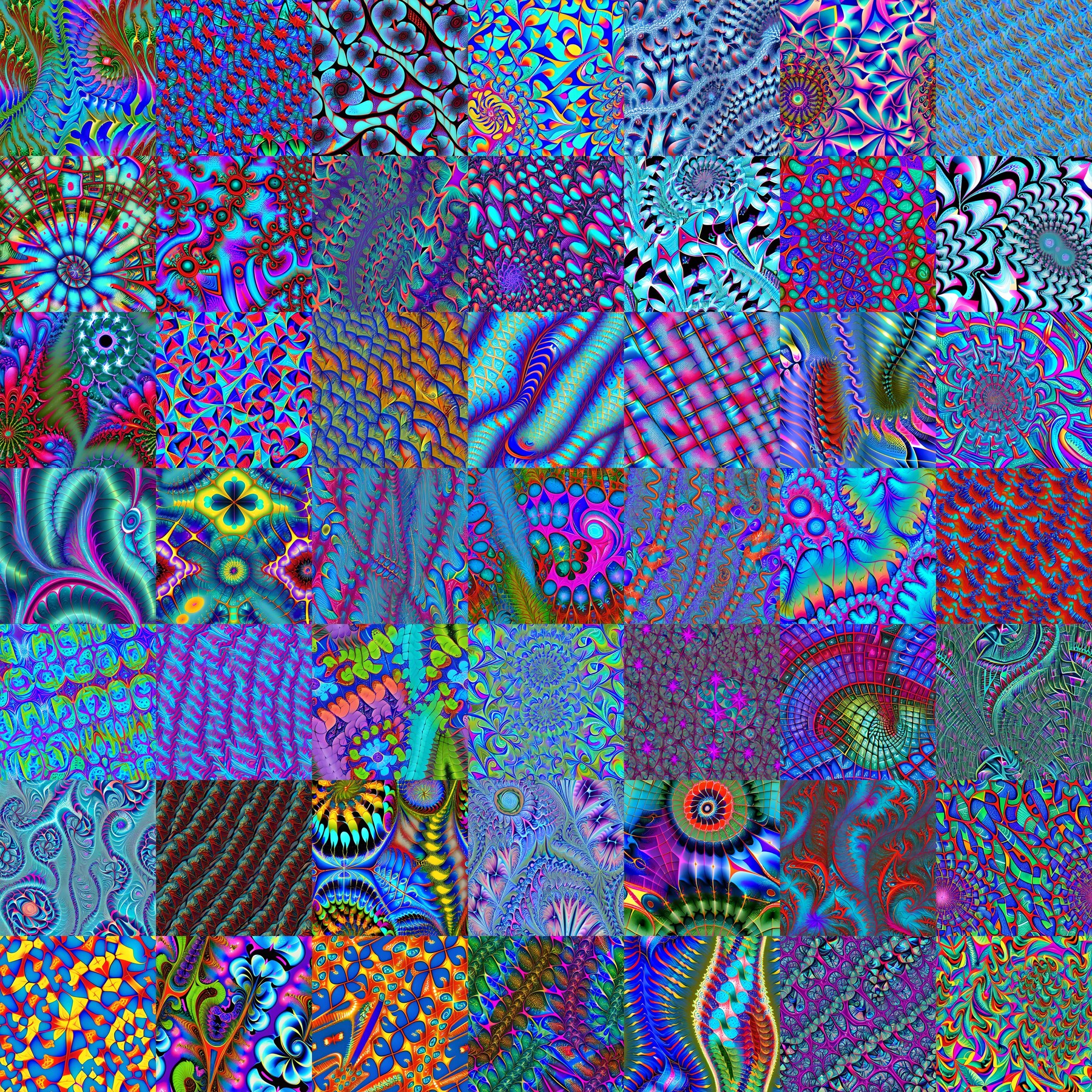 ArtStation - Chaos & Order: 200+ (AI) Textures Inspired by Fractal - 4K ...