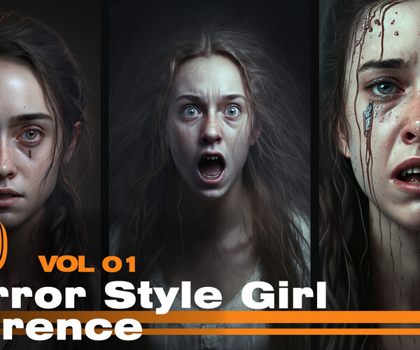 ArtStation - Horror Style Girl | Artworks