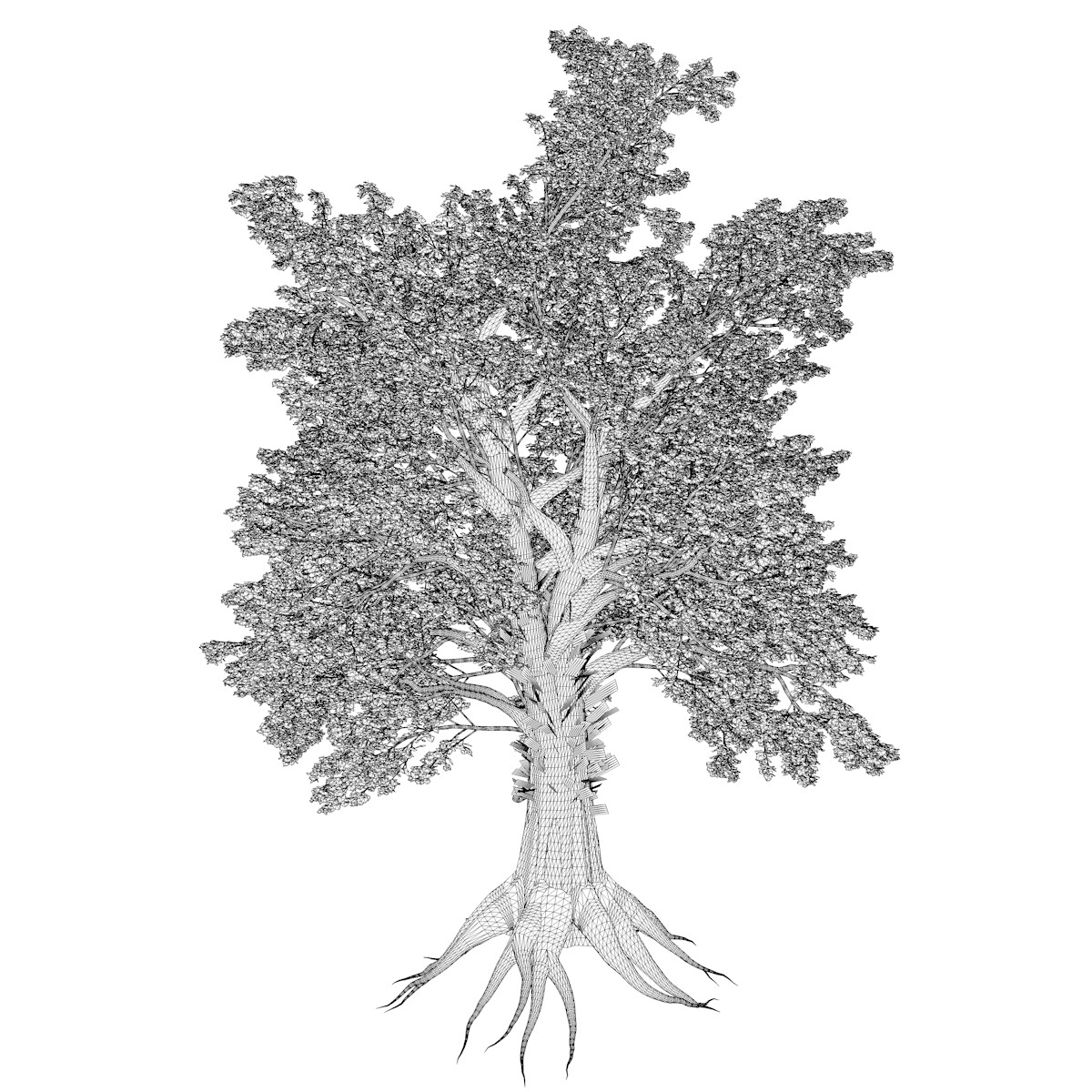 ArtStation - Sassafras Tree #02 - High Poly Tree (3D Model) | Game Assets
