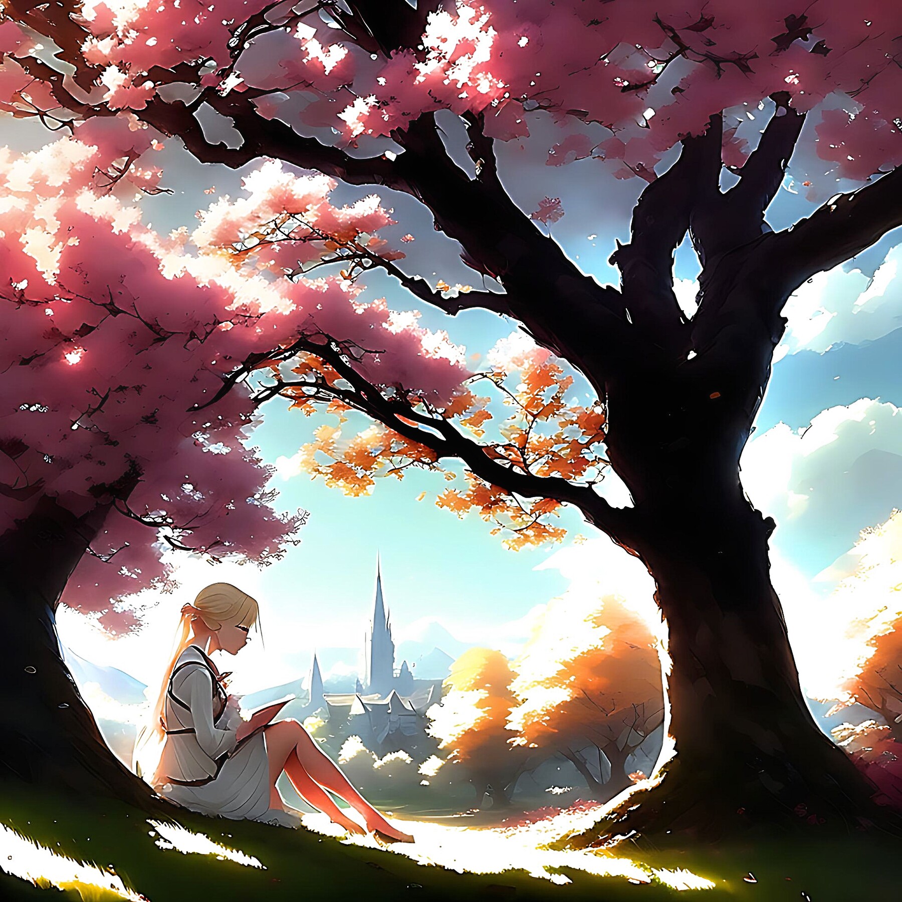 ArtStation - The girl and the tree | Artworks