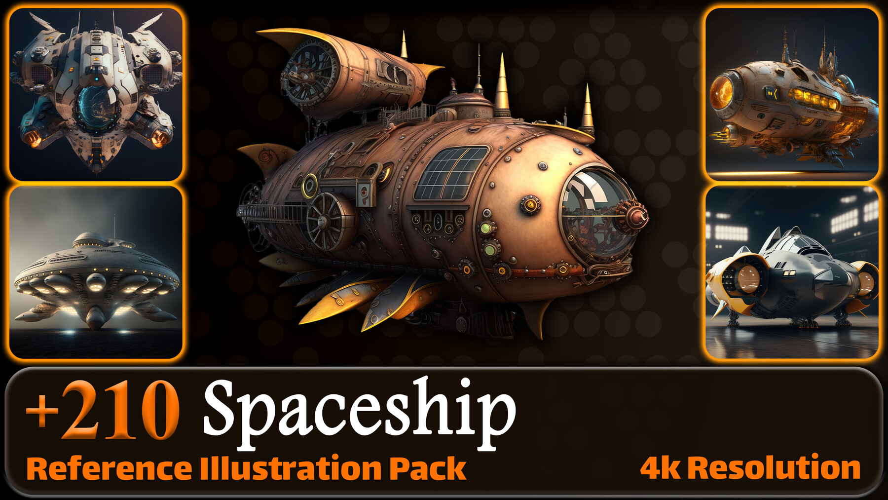 ArtStation - 210 Spaceship Reference Pack | 4K | v.1 | Artworks