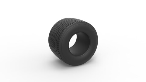 ArtStation - 3D printable Diecast Dirt Sprint racing tire 9 Scale 1:25 ...