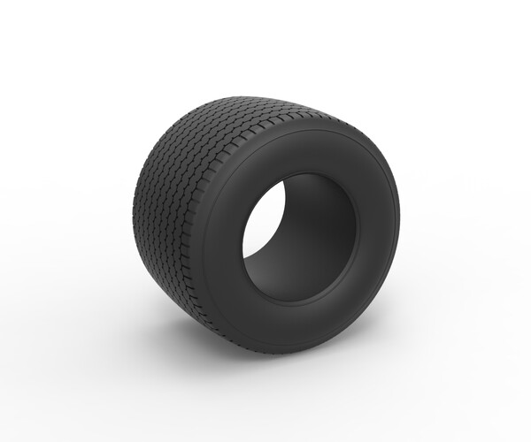 ArtStation - 3D printable Diecast Dirt Sprint racing tire 9 Scale 1:25 ...