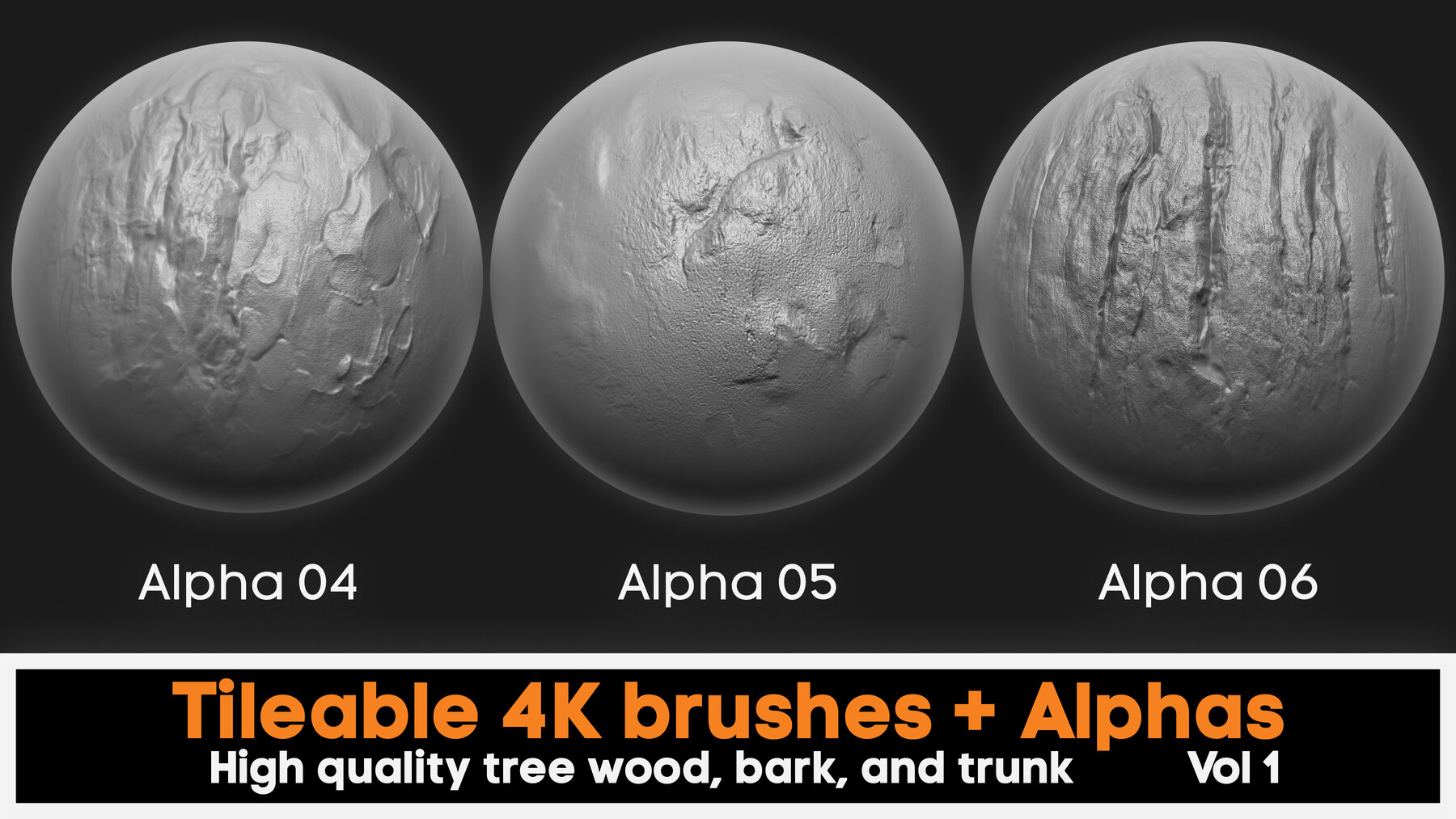 ArtStation - 4K high quality tileable tree bark Zbrush brushes + 4k ...